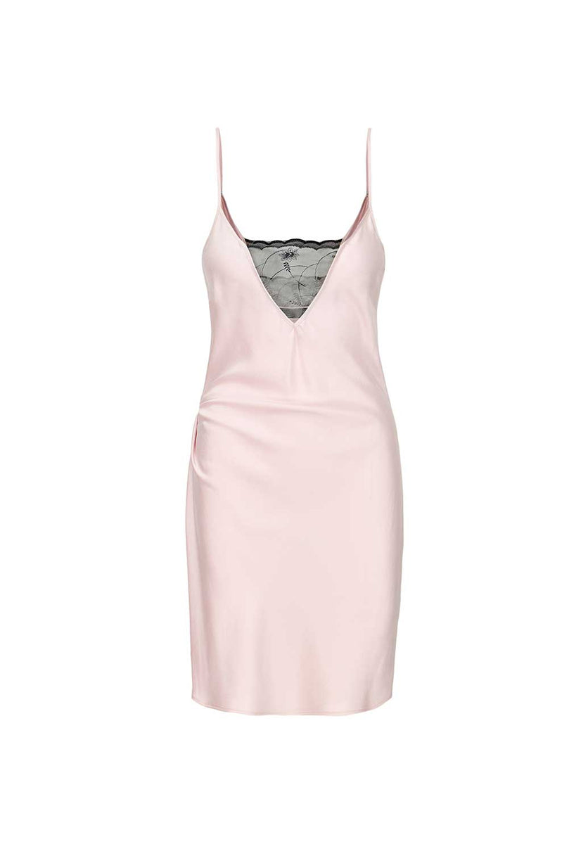 Washed Pink Silk Slip Dress – Charlene Tang